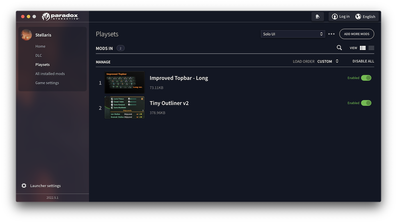 Mod not in any playset. MacOS. | Paradox Interactive Forums